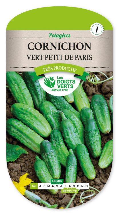 Sachet Cornichon vert petit de Paris | Monts Jardin