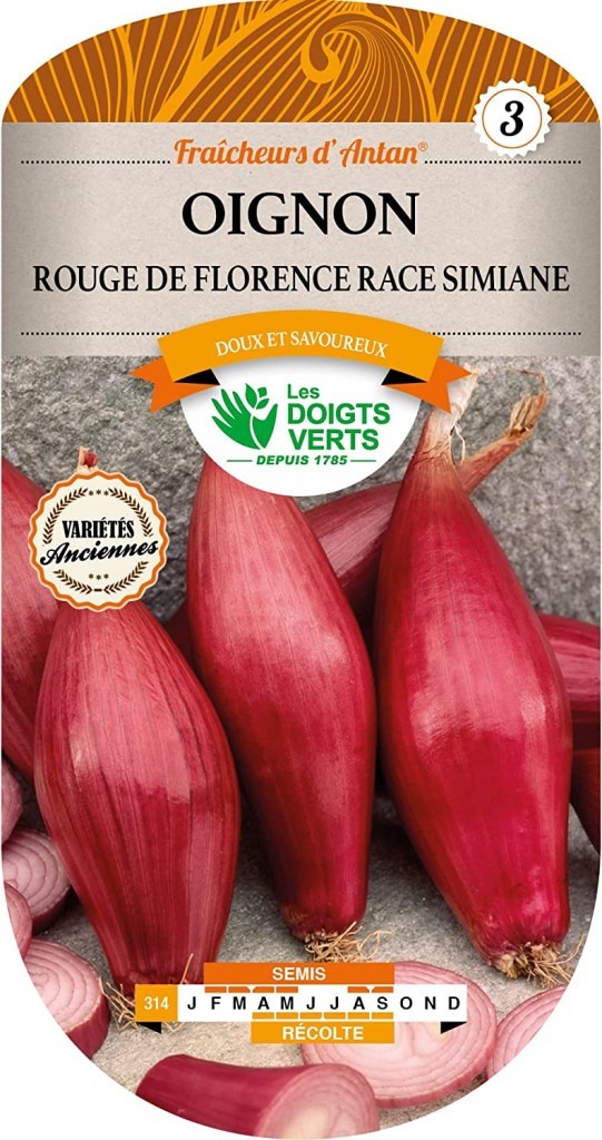 Sachet Oignon rouge de Florence | Monts Jardin